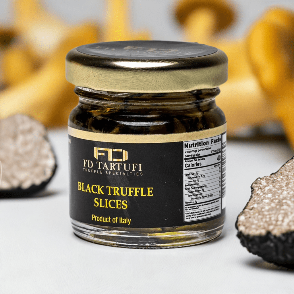 FD Tartufi Black Truffle Slices (30g) 1.5oz | M Fresco, Inc